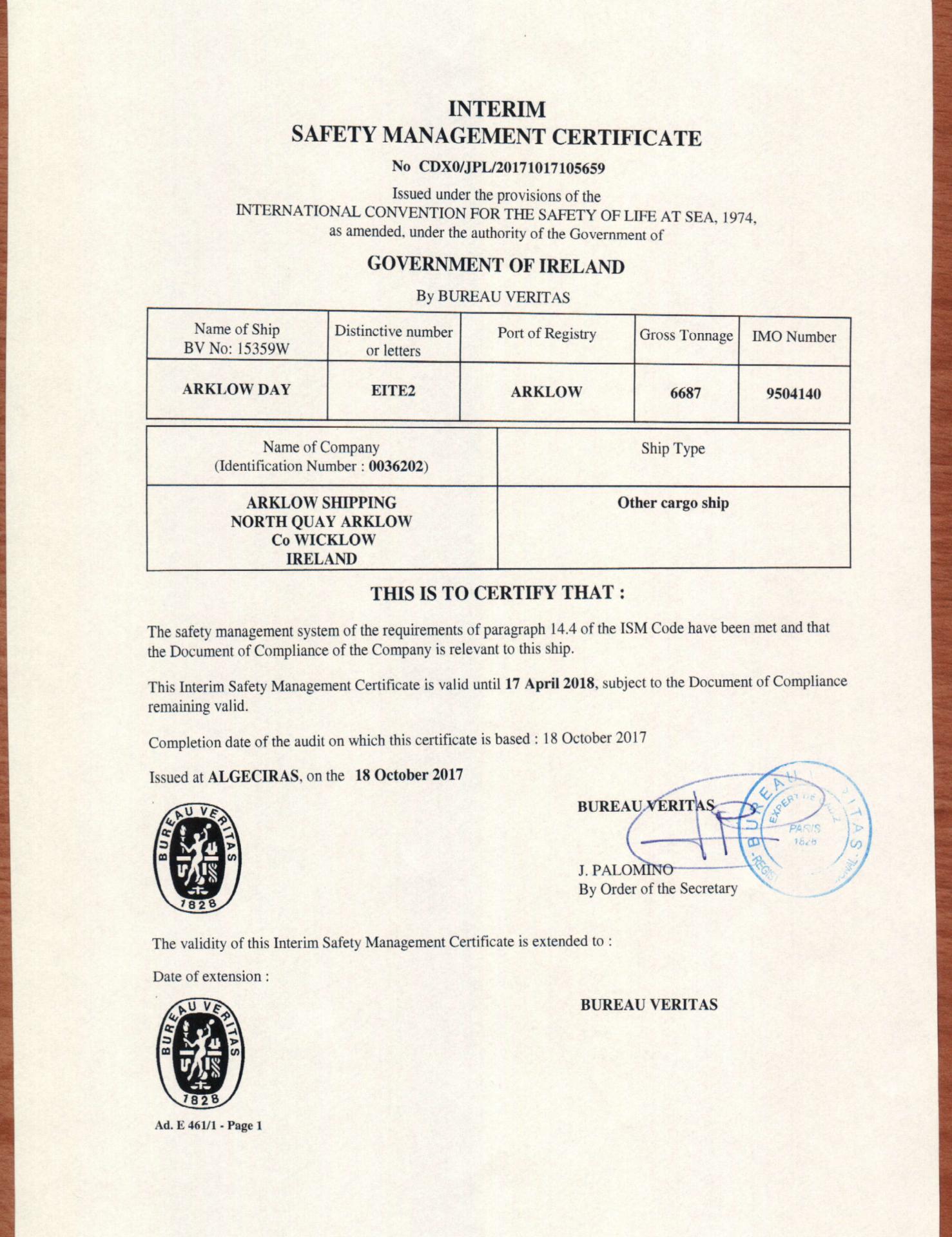 Arklow Day | Arklow Shipping